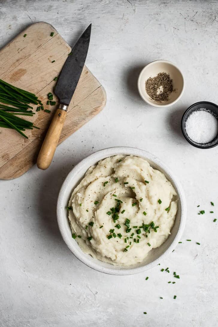 Creamy Cauliflower Purée - Sandra Valvassori