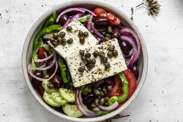 Horiatiki Salad Recipe - Sandra Valvassori