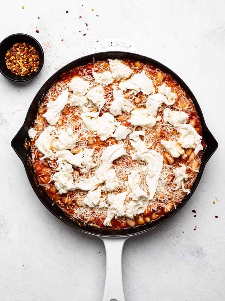 Cheesy Baked Beans With Tomatoes Sandra Valvassori Cheesy Baked Beans With Tomatoes Sandra Valvassori