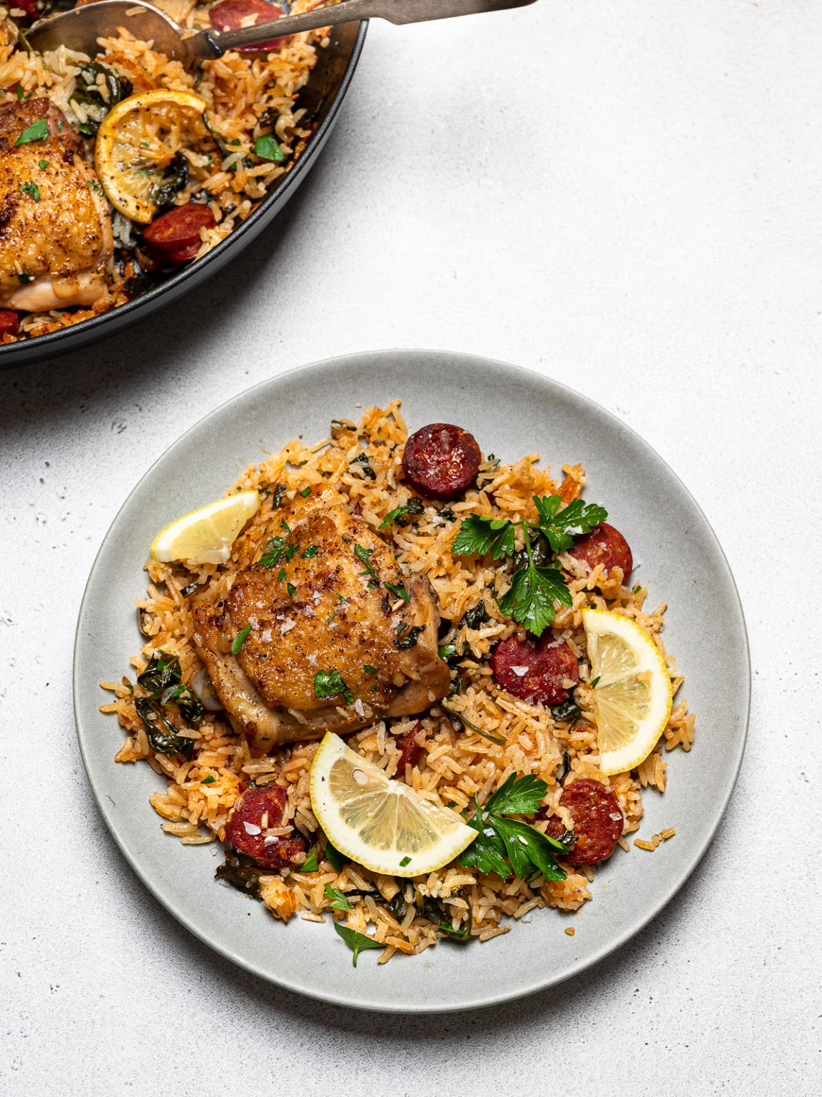 Chicken And Chorizo Rice - Sandra Valvassori
