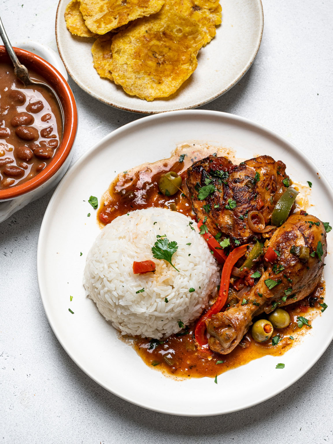 Dominican Pollo Guisado (Braised Chicken) - Sandra Valvassori
