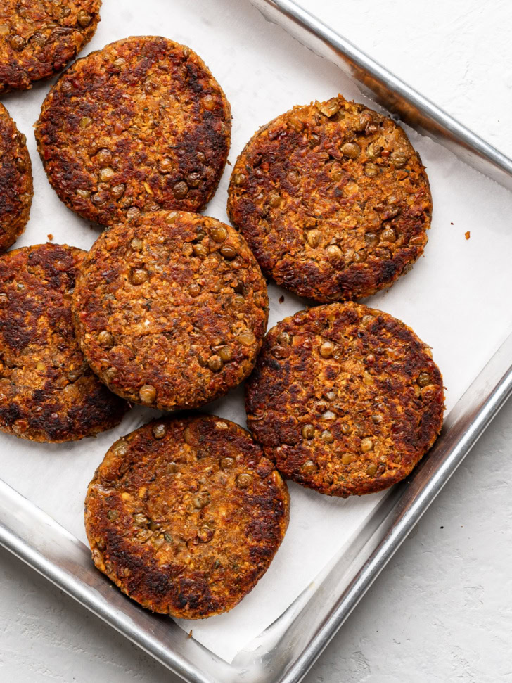 Lentil Patties - Sandra Valvassori