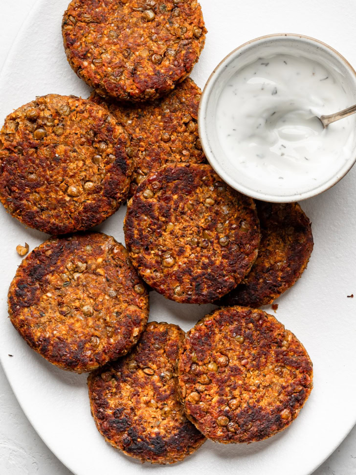 Lentil Patties - Sandra Valvassori
