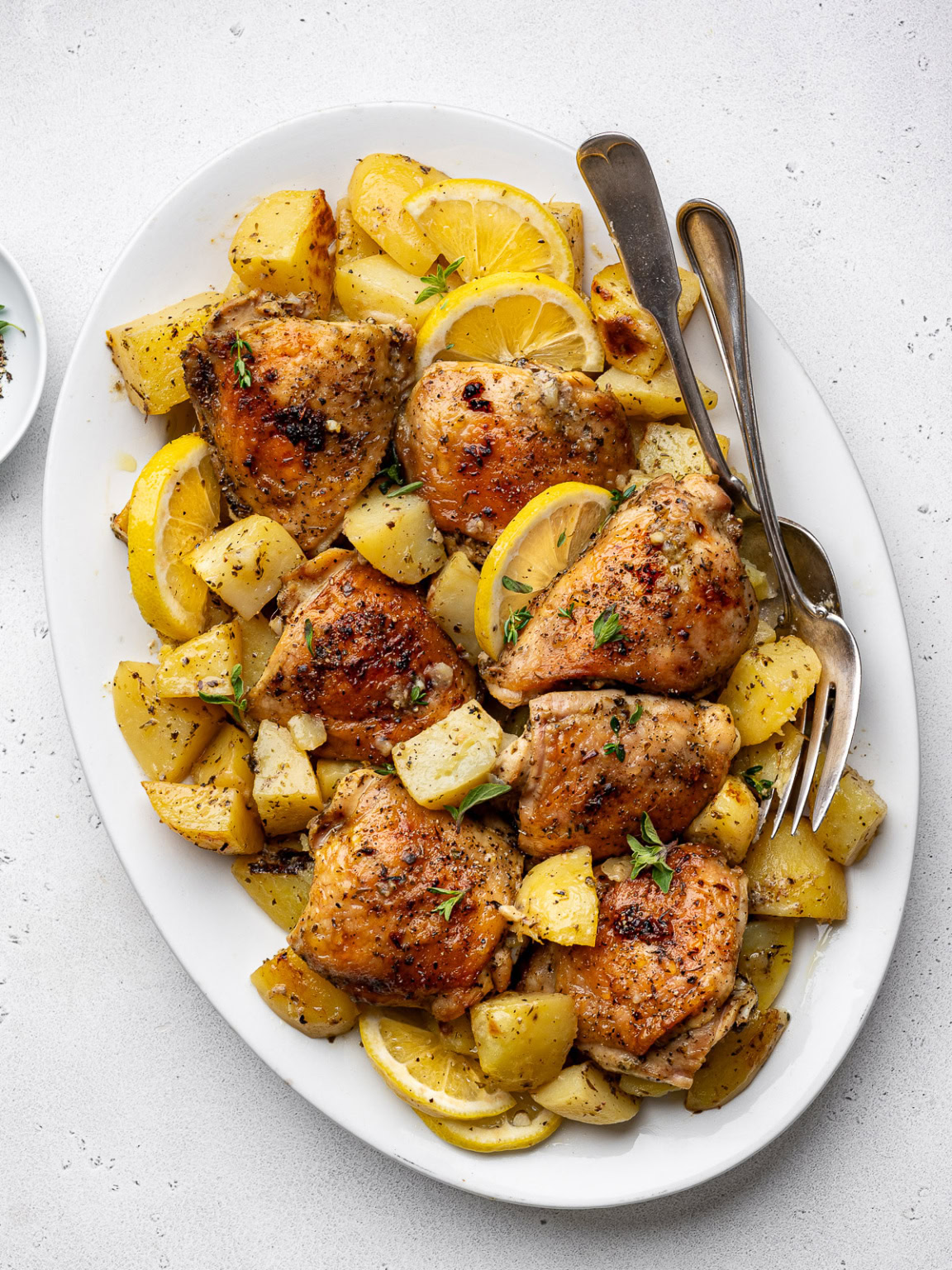 Greek Chicken and Potatoes - Sandra Valvassori