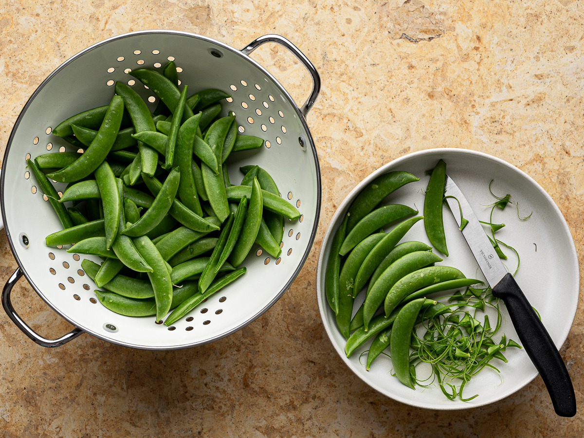 Sugar Snap Pea And Burrata Salad - Sandra Valvassori