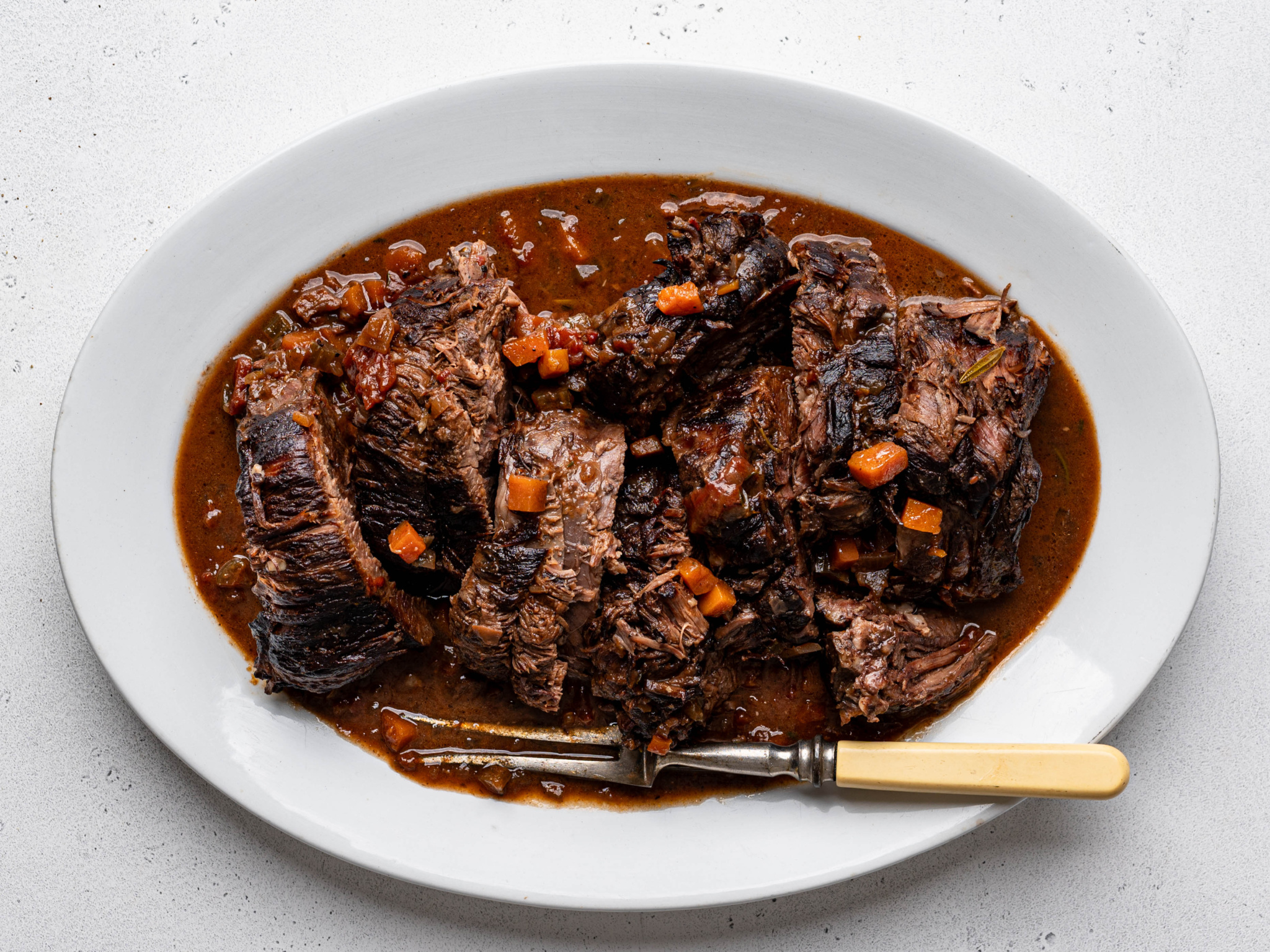 Stracotto Di Manzo (Italian Pot Roast) - Sandra Valvassori